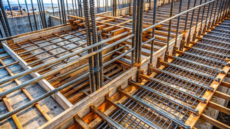 Robust Metal Stair Concrete Pouring Support System for Efficient ...