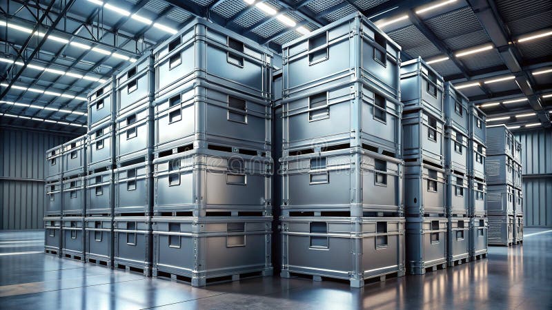 Robust Metal Storage Boxes for Industrial Warehouses and Workshops ...