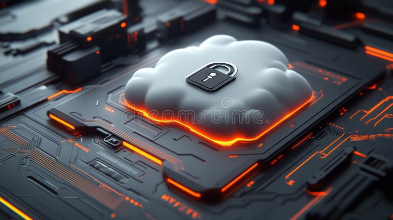 Robust Protection for Cloud Data is Symbolized by a Cloud with a ...