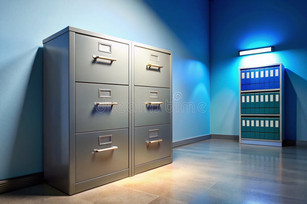 Robust Steel Filing Cabinet for Efficient Office Organization and ...
