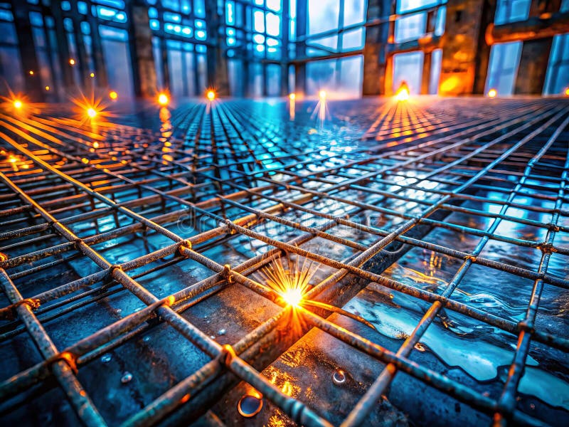 Robust Steel Rebar Mesh Structure a Detailed Look at Construction ...