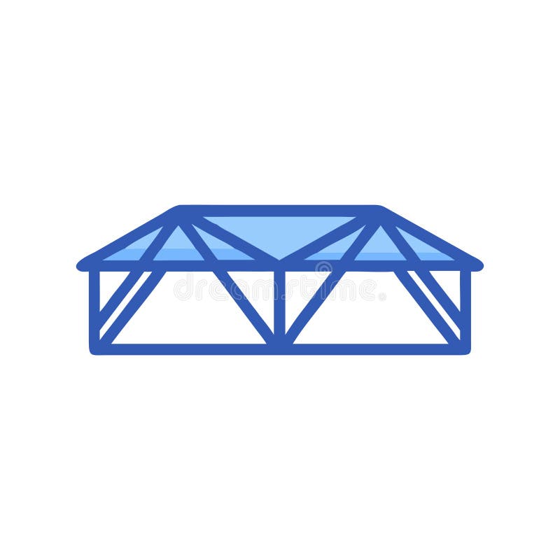 Robust Truss Icon for Structural Design Stock Illustration ...