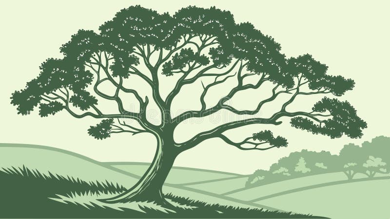 Robust Wide Tree, Nature and Stability, Vector Design Generative AI ...