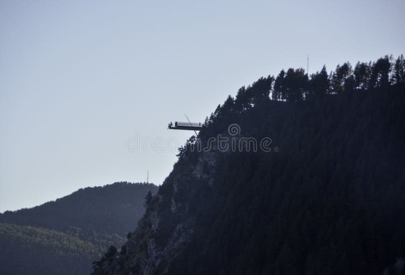 Roc Del Quer, Viewpoint with Platform Suspended in the Air of Canillo ...