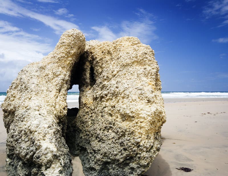 Pared coralina de la roca foto de archivo. Imagen de granito - 15176762
