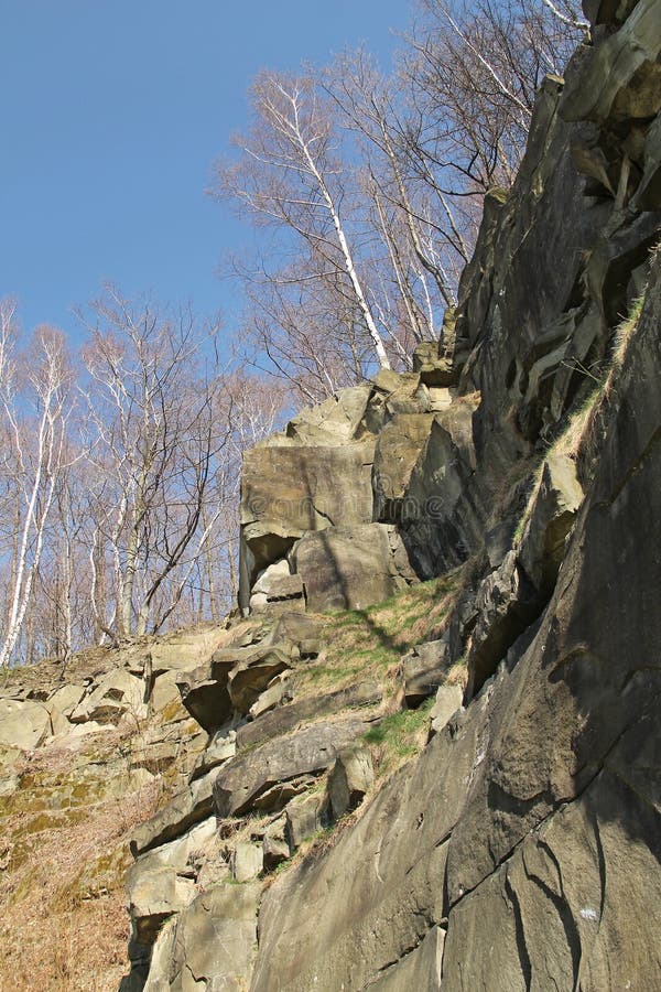 Roca de Godula foto de archivo. Imagen de telar, roca - 114714572