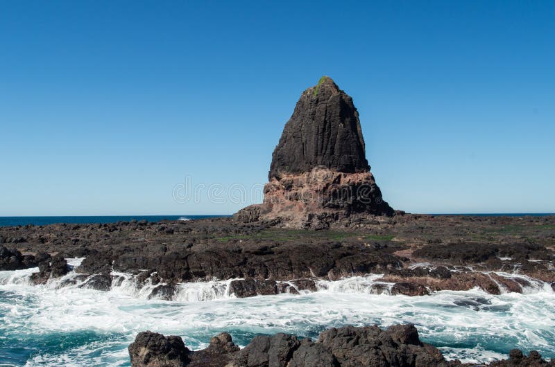 Roca Del Púlpito En El Cabo Schanck Foto de archivo - Imagen de aislado ...