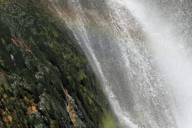 Roca en agua foto de archivo. Imagen de paisaje, musgo - 24834154