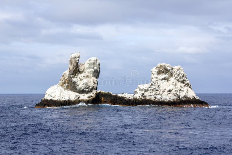 Roca Partida Isla Revillagigedos Mexico Fotografering för Bildbyråer ...