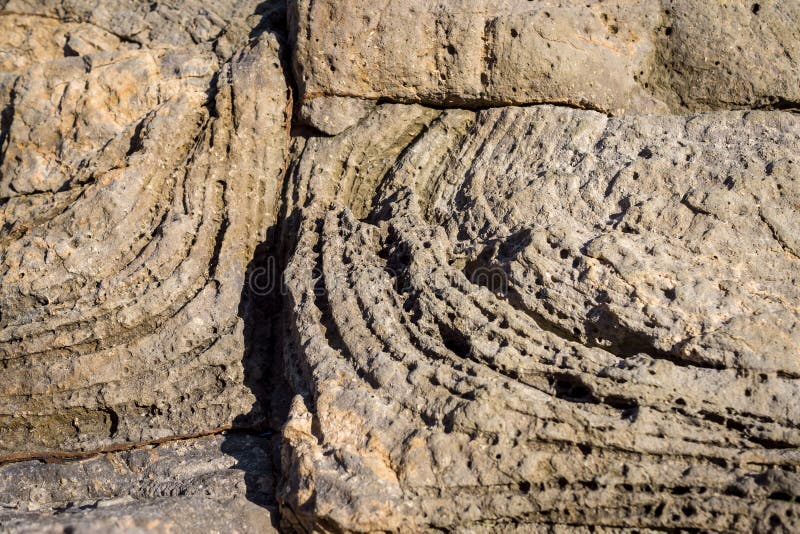 Roca sedimentaria Fondo foto de archivo. Imagen de piedra - 101145452