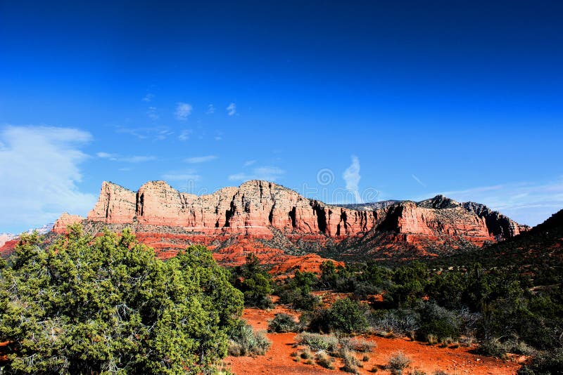 Rocas Rojas En Sedona Arizona Foto de archivo - Imagen de azul, rojo ...