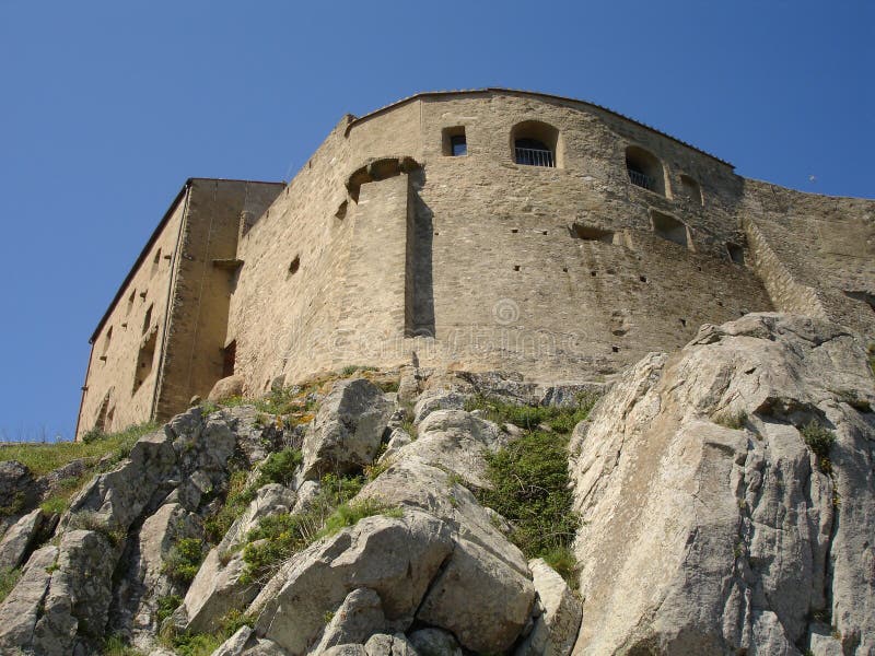 Rocca Calascio stock photo. Image of fantasy, lake, king - 25345110