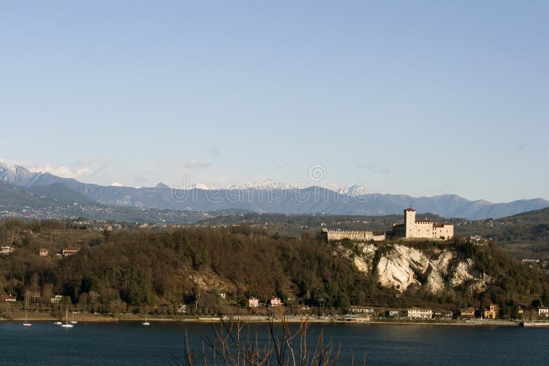 Rocca Angera stock image. Image of maggiore, angera, range - 22599739