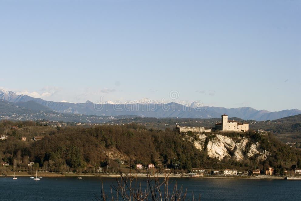 Rocca Angera stock image. Image of maggiore, angera, range - 22599739
