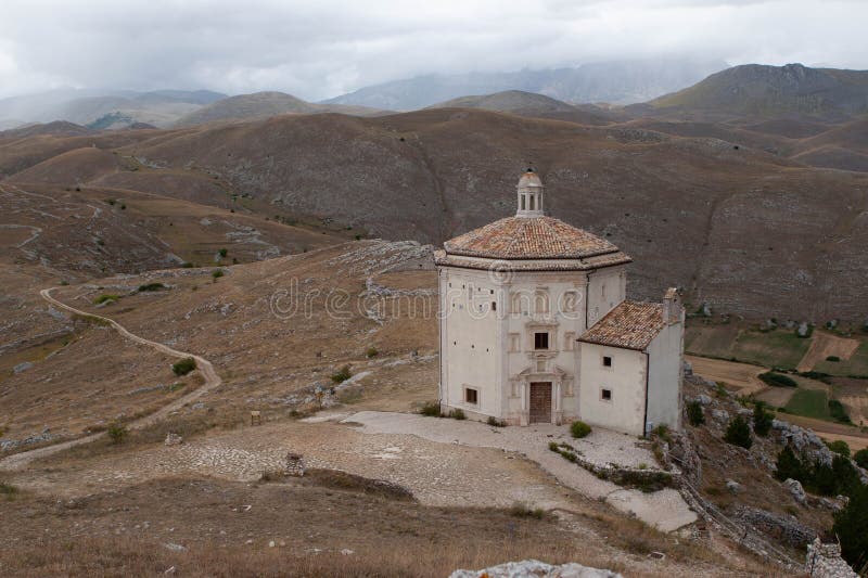 Rocca Calascio stock image. Image of outdoors, imperatore - 285251733