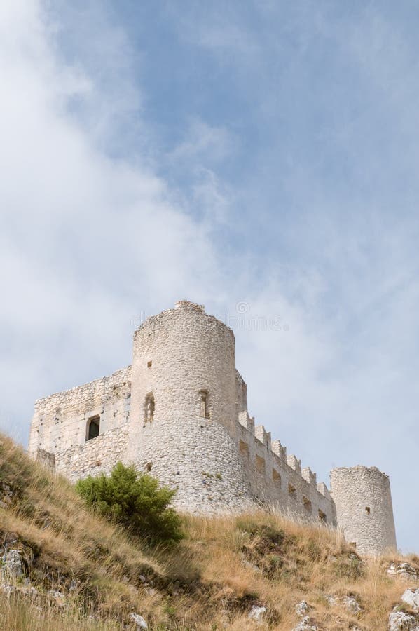 Rocca Calascio. Calascio Castle Inside. Stock Photo - Image of sasso ...