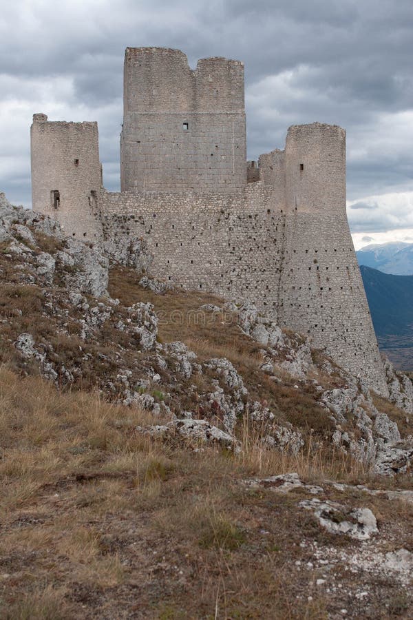 Rocca Calascio stock image. Image of historic, travel - 293905675