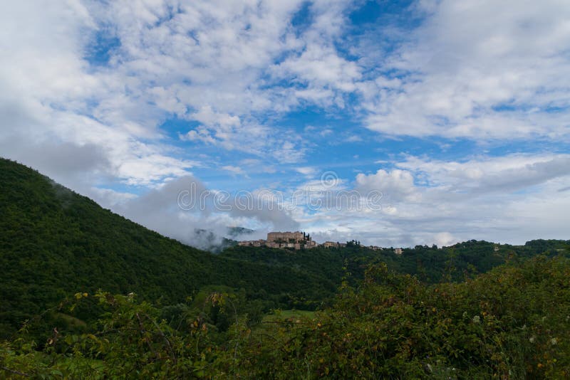 Rocca Sinibalda, Italy stock photo. Image of castle, italy - 66042076
