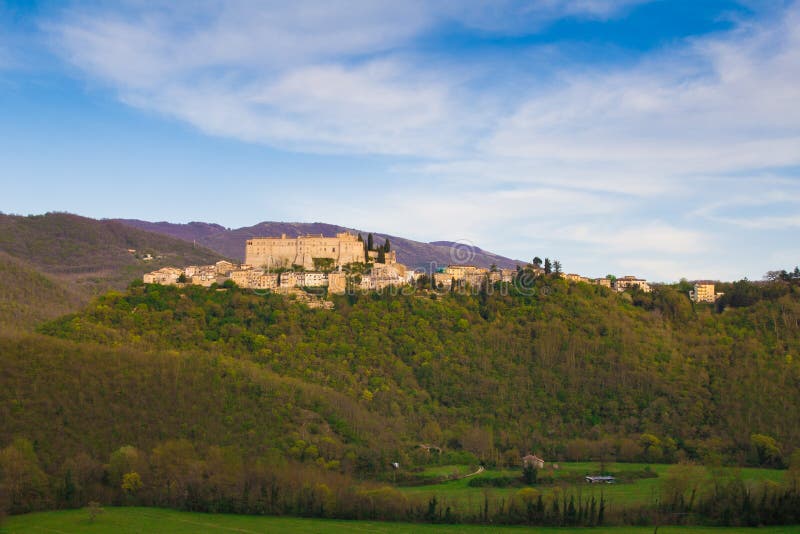 Rocca Sinibalda, Italy stock photo. Image of sinibalda - 66042116