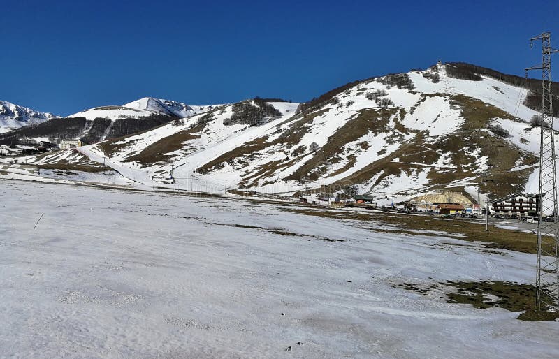 Roccaraso - Panorama Da Via Lago D Avoli Stock Image - Image of ...