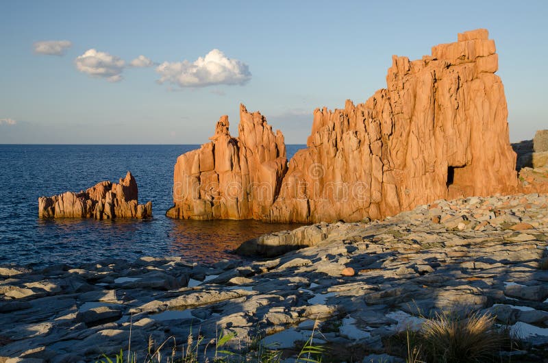 Rocce Rosse Arbatax, Sardaigne Photo stock - Image du scenics, jour ...