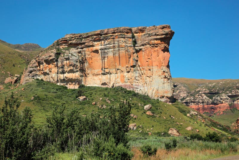 Roccia Dell'arenaria Di Brandwag Immagine Stock - Immagine di quiet ...