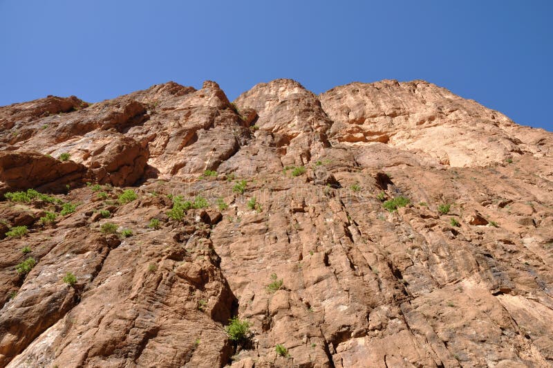 Roccia Nella Gola Di Dades, Marocco Fotografia Stock - Immagine di ...