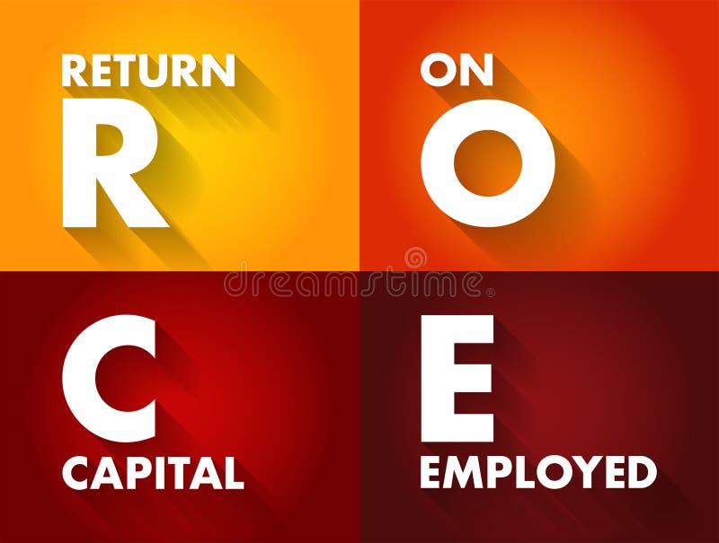 ROCE, Return on Capital Employed. Concept with People, Letters and ...