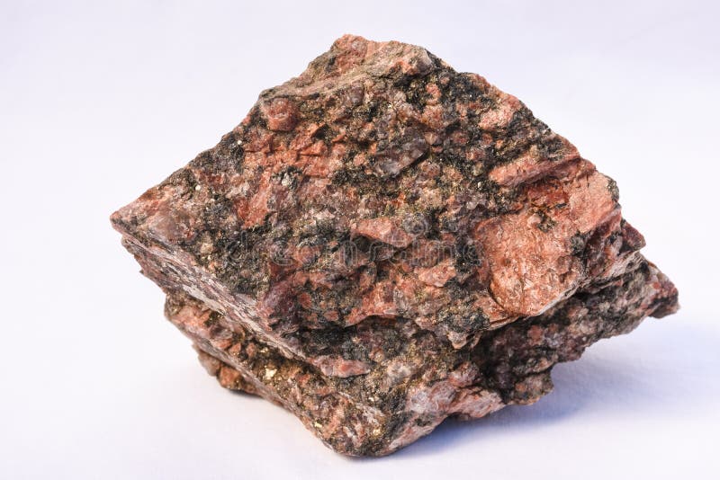 Rocha Do Granito Com Mica, Feldspato E Quartzo Foto de Stock - Imagem ...