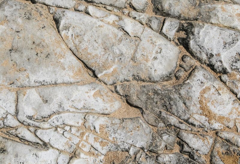 Rocha Sedimentar Branca Da Cal-argila Foto de Stock - Imagem de ...