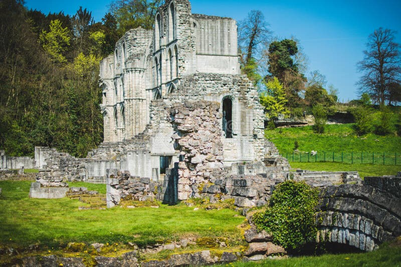 Roche Abbey Ruins Maltby UK Stock Photo - Image of journeys ...