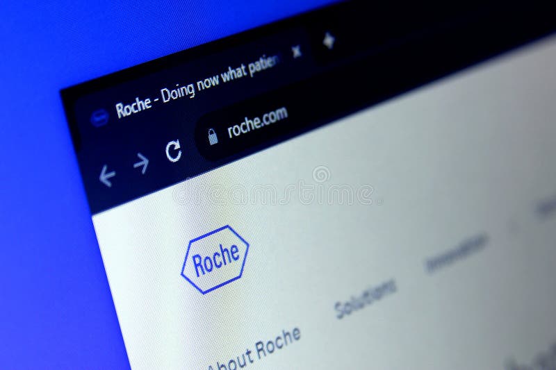 Roche Pharmaceutical Company Logo Editorial Photography - Image of ...