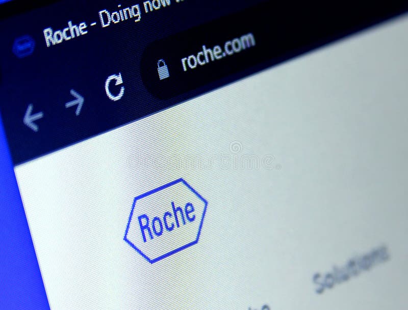 Roche Pharmaceutical Company Logo Editorial Photography - Image of ...