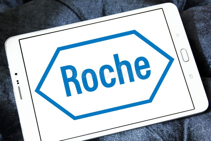 Roche Pharmaceutical Company Logo Editorial Image - Image of famous ...