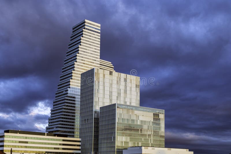 Roche Tower, or `Building 1` of Pharmaceutical Company Hoffmann-La ...