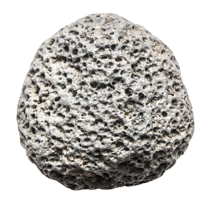 Roche Volcanique D'isolement Photo stock - Image du minerai, roche ...