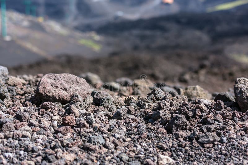 Roche Volcanique Sur L'Etna, Italie Photo stock - Image of earth ...