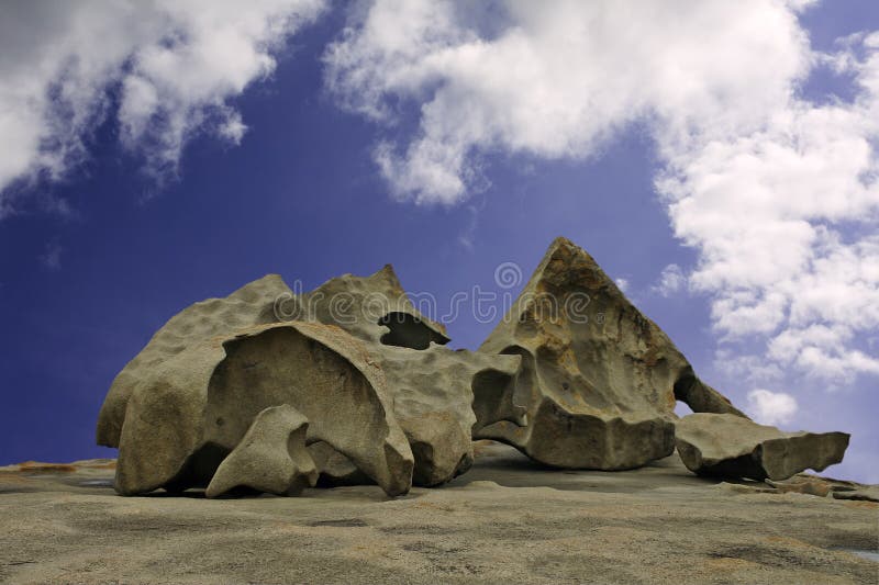 Roches Remarquables De Kangourou D'île Plusieurs Photo stock - Image du ...