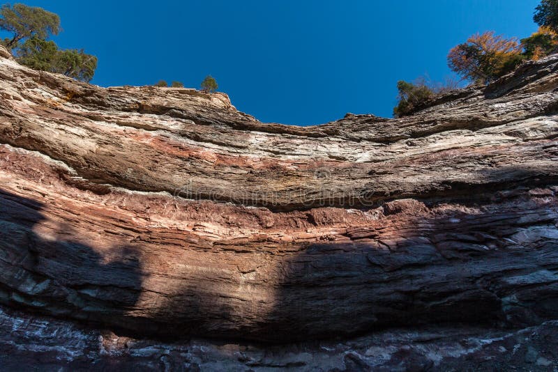 Roches Sédimentaires Dans La Couche-strate, Strates Photo stock - Image ...