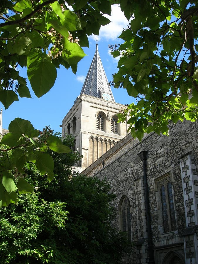 Rochester Cathedral stock image. Image of landmark, arch - 8094473