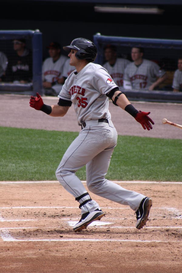 Rochester Red Wings Batter Aaron Bates Editorial Photo - Image of ...