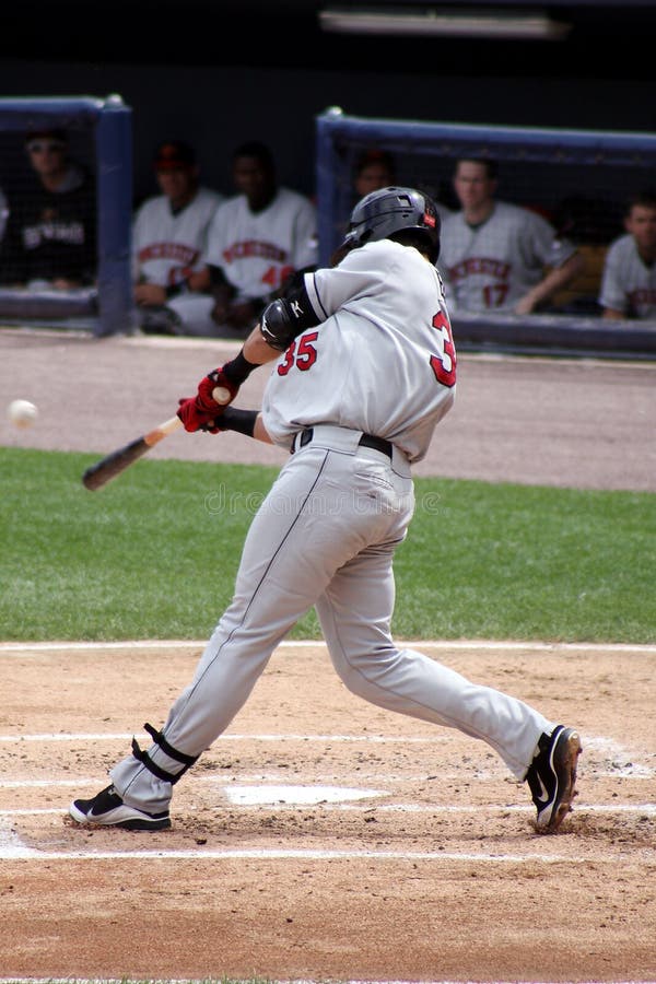 Rochester Red Wings Batter Aaron Bates Editorial Stock Photo - Image of ...