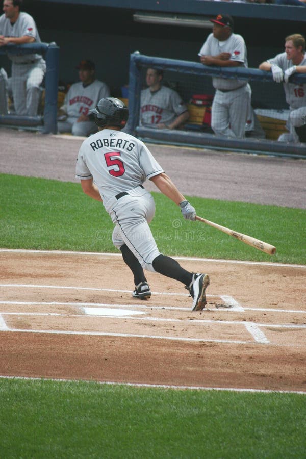Rochester Red Wings Batter Brandon Roberts Editorial Stock Photo ...
