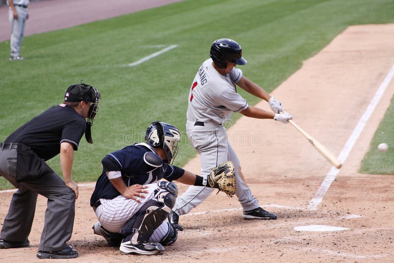 Rochester Red Wings Batter Ray Chang Editorial Image - Image of follow ...