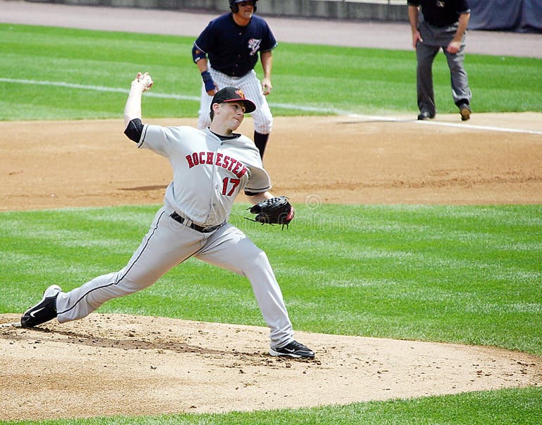 Rochester Red Wings Pitcher Eric Hacker Editorial Photo - Image of ...