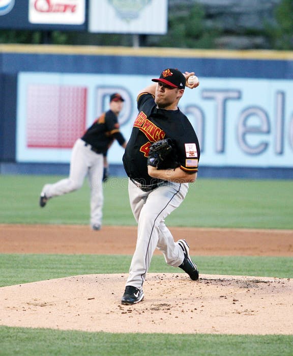 Rochester Red Wings Pitcher Thomas Diamond Editorial Stock Photo ...