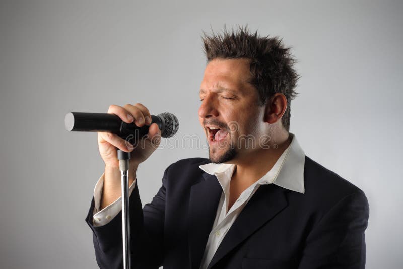 Rock stock photo. Image of song, microphone, rock, stereo - 10572562