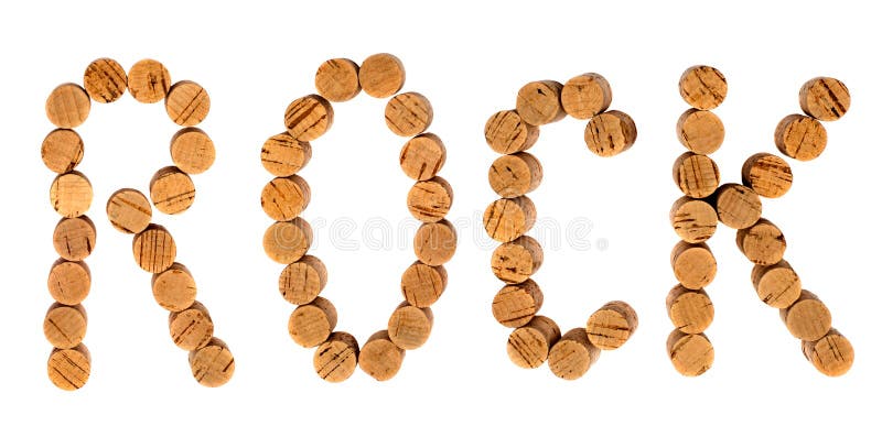 Word Rock Made with Small Rocks Stock Image - Image of firm, tough ...