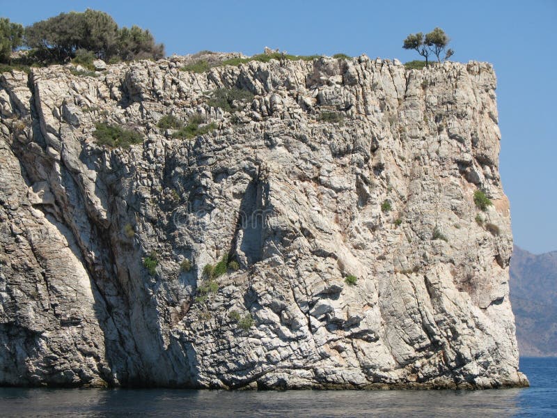 Rock stock image. Image of sunny, cliff, shore, seashore - 8662689