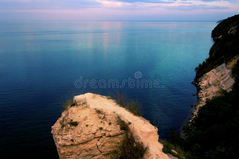 Rock above the ocean stock photo. Image of coastline - 87718724